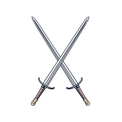 Swords Pssgot Sticker by popsugar for iOS & Android | GIPHY