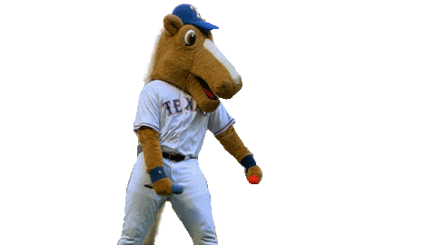 Happy Dance Sticker by Texas Rangers for iOS & Android | GIPHY