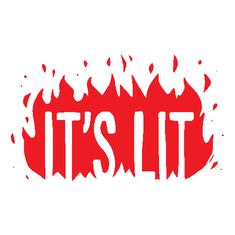 Its Lit Sticker by Aeropostale for iOS & Android | GIPHY