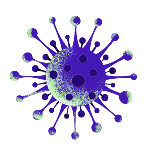 Virus Germ Sticker by DreamLab for iOS & Android | GIPHY