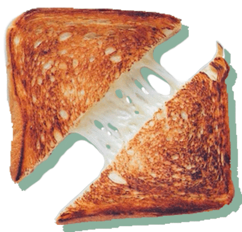 Grilled Cheese Sticker by Social Friendz for iOS & Android | GIPHY