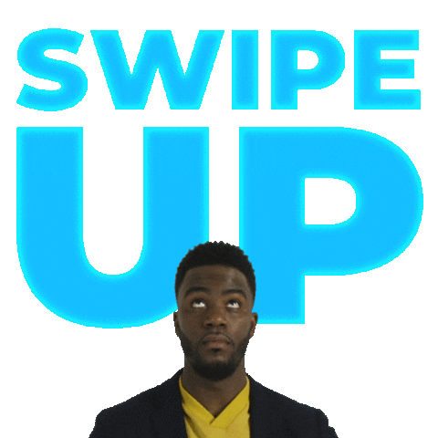 Swipe Up See Below Sticker by Channel 4 for iOS & Android | GIPHY