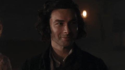 Aidan Turner Smile GIF by Poldark - Find & Share on GIPHY