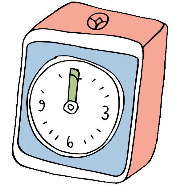 Clock Sticker by Abiby for iOS & Android | GIPHY