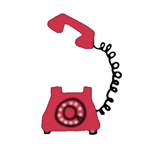 Telephone Llamar Sticker by 2 profes en apuros for iOS & Android | GIPHY