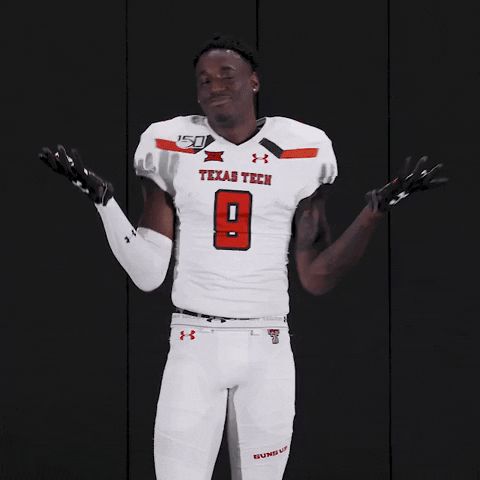 Texas Tech Red Raiders Football Reaction Pack GIF by Texas Tech ...