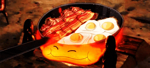 Eating Breakfast Gif