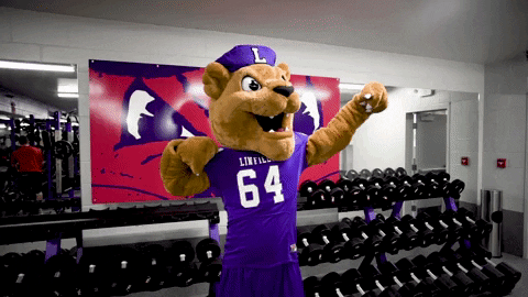 Mascot Flex GIF by Linfield College - Find & Share on GIPHY