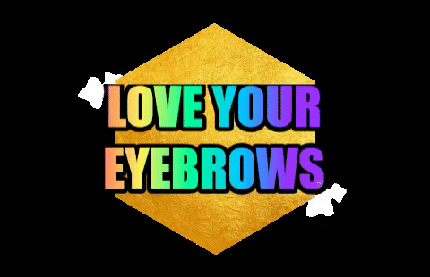 Eyebrows Brows GIF by Golden Queen Bee - Find & Share on GIPHY