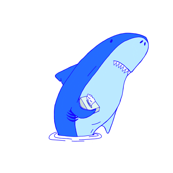 Tears No Sticker by Shark Week for iOS & Android | GIPHY