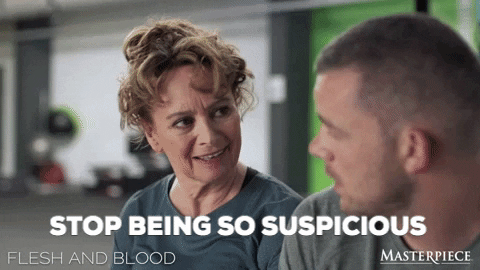 Suspicious Stop GIF by MASTERPIECE | PBS - Find & Share on GIPHY