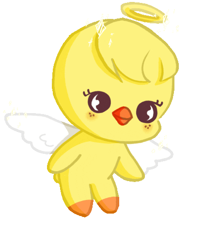Chicken Angel Sticker for iOS & Android | GIPHY