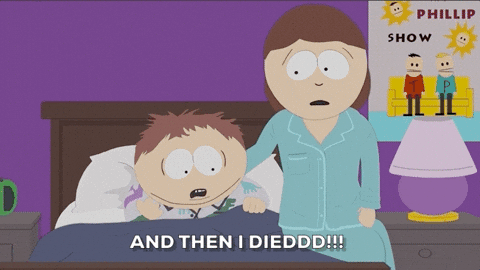 Scared Eric Cartman GIF by South Park - Find & Share on GIPHY