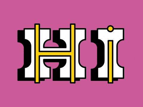 Hi GIF by Lauren - Find & Share on GIPHY