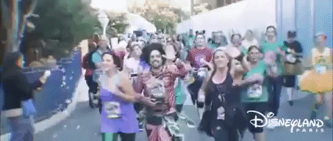 Finish Line Running GIF by Disneyland Paris - Find & Share on GIPHY