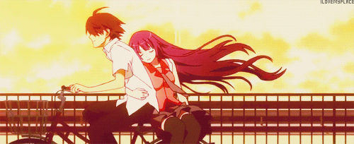 Bakemonogatari Hitagi Senjougahara GIF - Find & Share on GIPHY