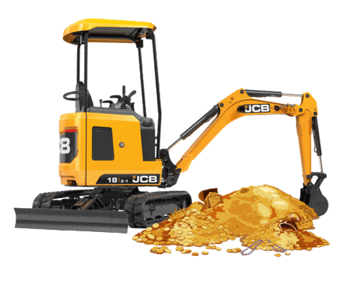 Gold Digger Sticker by JCB for iOS & Android | GIPHY