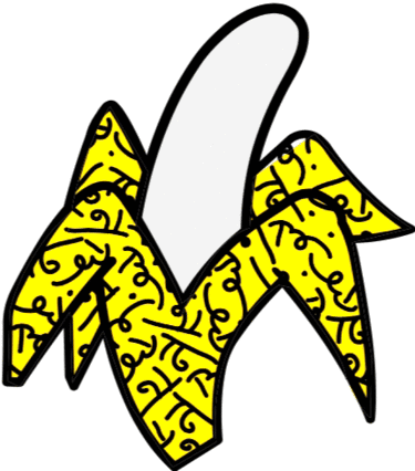 Banana Sticker by Romero Britto for iOS & Android | GIPHY