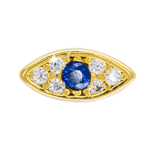 Gold Piercing Sticker by STUDS for iOS & Android | GIPHY