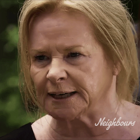 Angry Sheila Canning GIF by Neighbours (Official TV Show account ...
