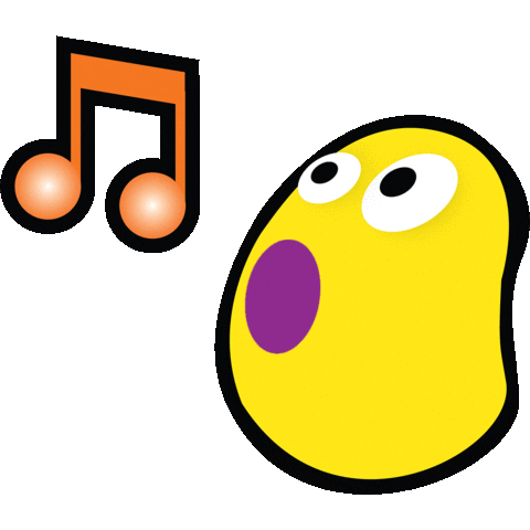 Bbc Singing Sticker by CBeebies HQ for iOS & Android | GIPHY