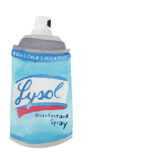 Virus Spray Sticker by leeamerica for iOS & Android | GIPHY