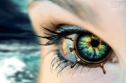 Beautiful Eyes Art Gif