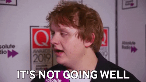Lewis Capaldi Not Going Well GIF by AbsoluteRadio - Find & Share on GIPHY