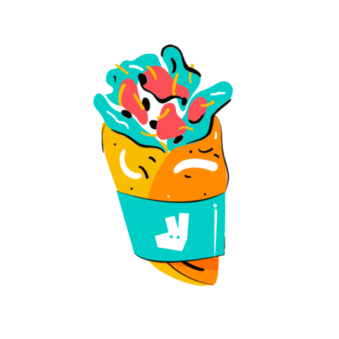 Food Takeaway Sticker by Deliveroo for iOS & Android | GIPHY