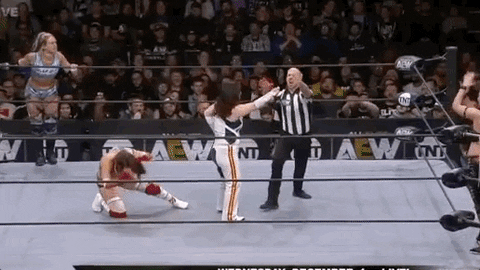 Hikaru Shida Wrestlingmatch GIF by All Elite Wrestling on TNT - Find ...