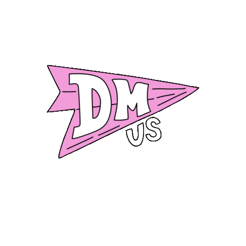 Dm Us Sticker by Gialash.com for iOS & Android | GIPHY