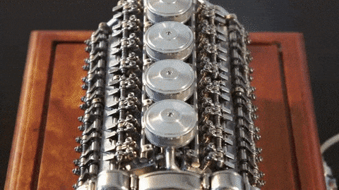 V8 Engine Animated Gif