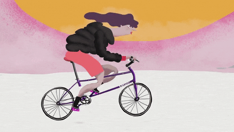 Winter Bike GIF by amandahertelendi - Find & Share on GIPHY