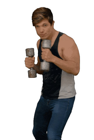 Fitness Gym Sticker by RADIO LATINA 101.1 for iOS & Android | GIPHY