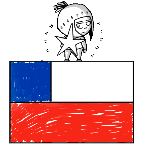 Chile Cl Sticker by RainToMe for iOS & Android | GIPHY