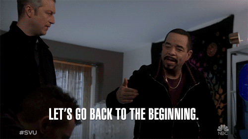 Back To The Beginning GIF by SVU - Find & Share on GIPHY