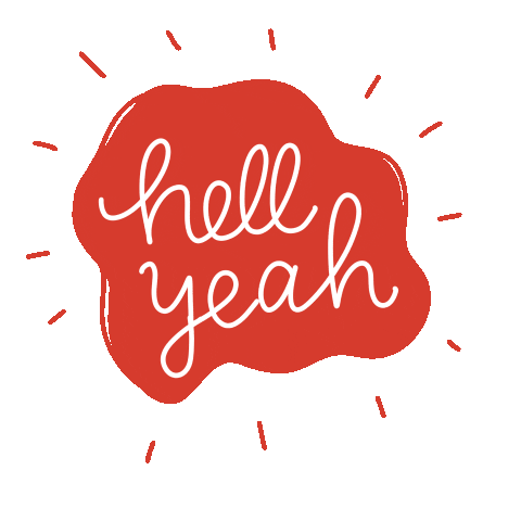 Hell Yeah Sticker by nadrosia for iOS & Android | GIPHY