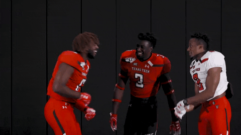 Texas Tech Red Raiders Football Reaction Pack GIF by Texas Tech ...