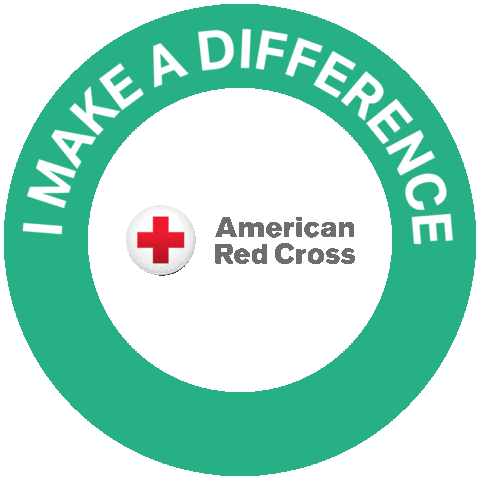 Donating Red Cross Sticker by American Red Cross for iOS & Android | GIPHY