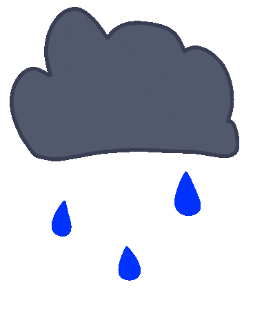 Rain Raining Sticker for iOS & Android | GIPHY