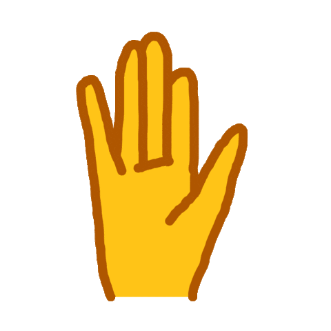 Wave Waving Sticker by yeamoji for iOS & Android | GIPHY