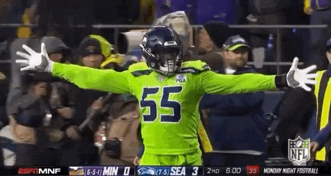 Frank Clark @Therealfrankc_ GIF by NFL - Find & Share on GIPHY