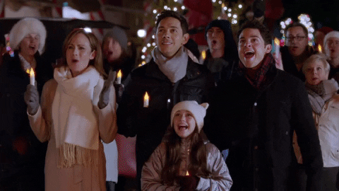 Happy Tis The Season GIF by Hallmark Channel - Find & Share on GIPHY