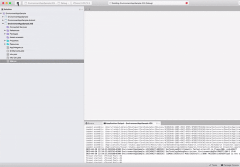GitHub - CrossGeeks/EnvironmentAppSample