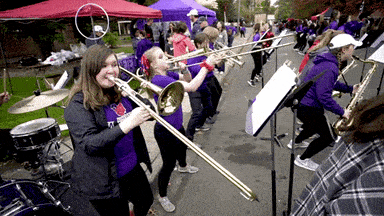 Marching Band GIF by Linfield College - Find & Share on GIPHY