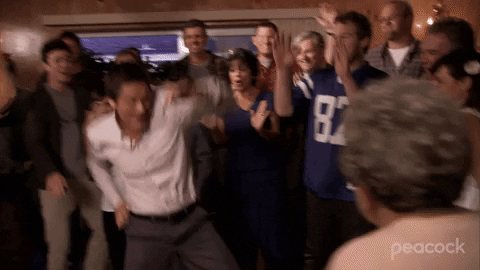 Rob Lowe Dancing GIF by Parks and Recreation - Find & Share on GIPHY