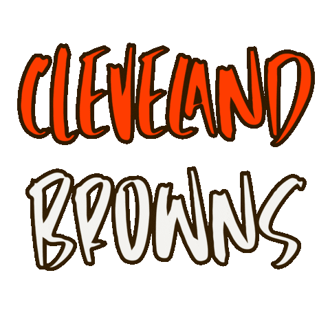 Cleveland Browns Football Sticker For Ios And Android Giphy