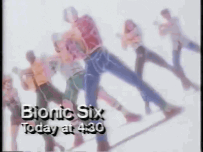 Bionic Six 80S GIF - Find & Share on GIPHY
