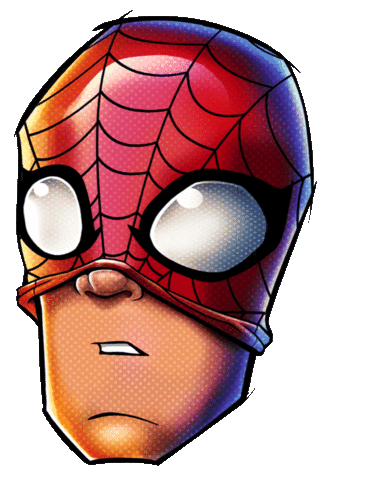 Happy Spiderman Sticker by elilusionista for iOS & Android | GIPHY