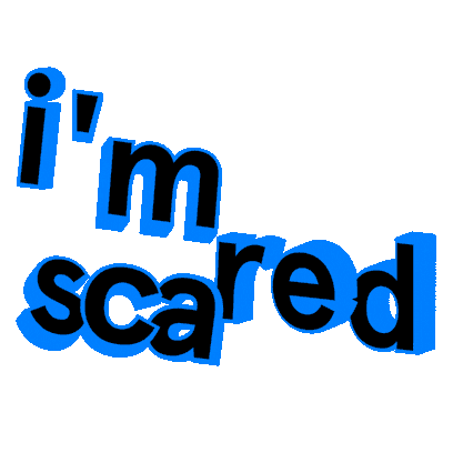 Scared Scream Sticker by Michael Shillingburg for iOS & Android | GIPHY